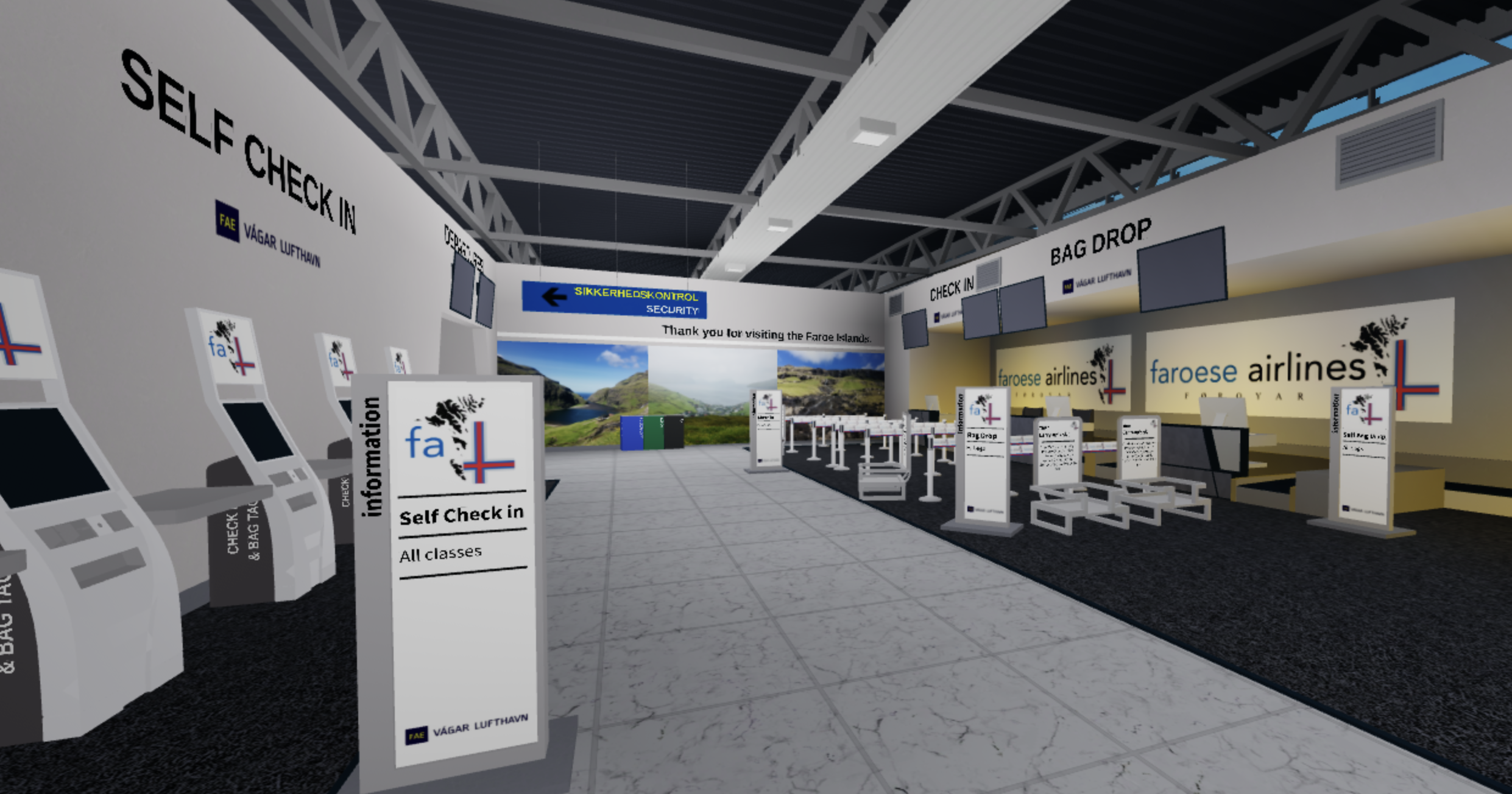 Check-in Area